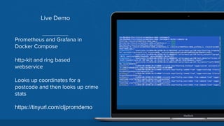 Monitoring Clojure Applications with Prometheus | PPT