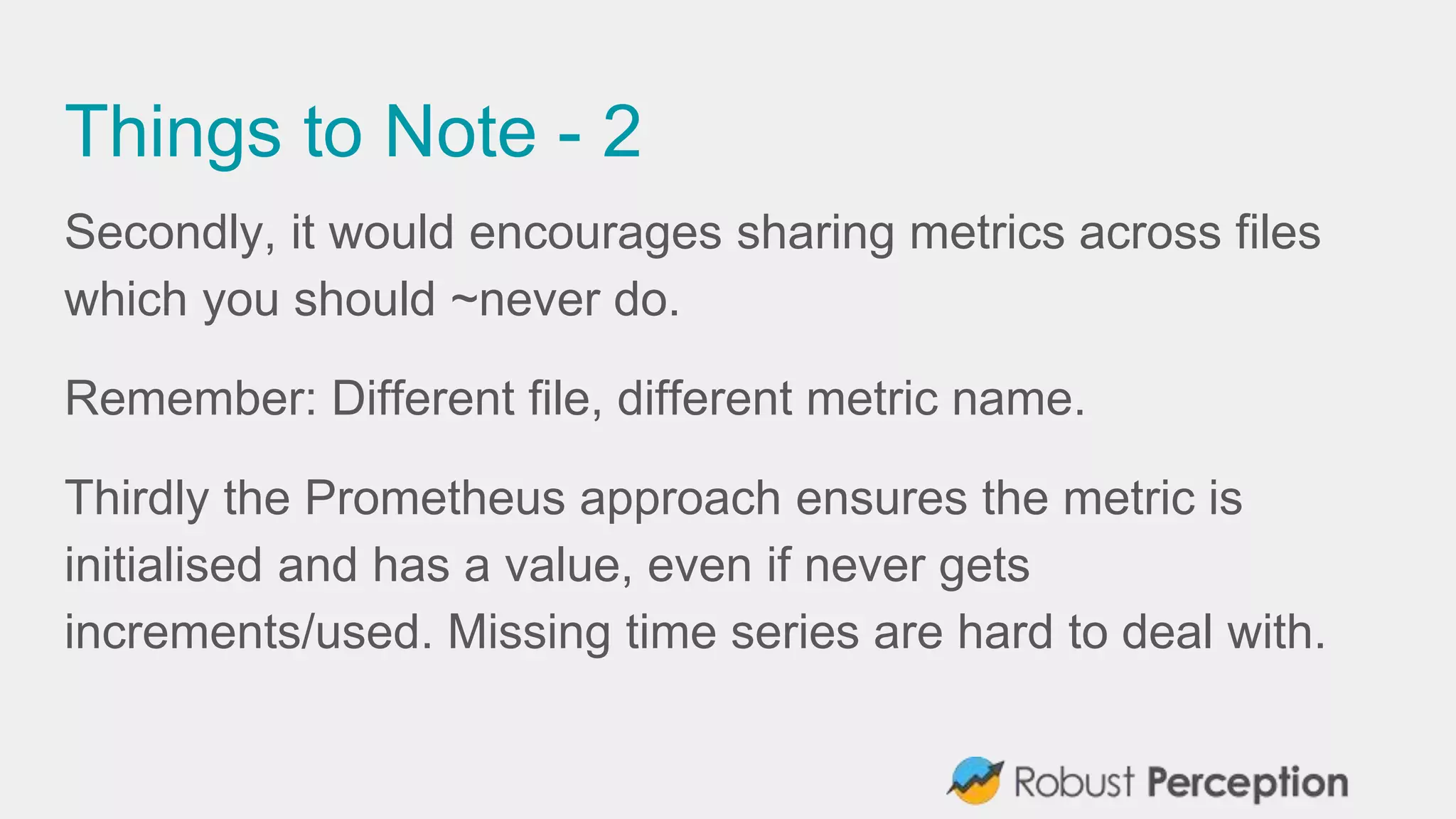 Anatomy of a Prometheus Client Library (PromCon 2018) | PPT