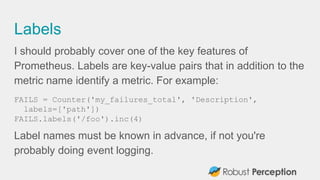 Anatomy of a Prometheus Client Library (PromCon 2018) | PPT