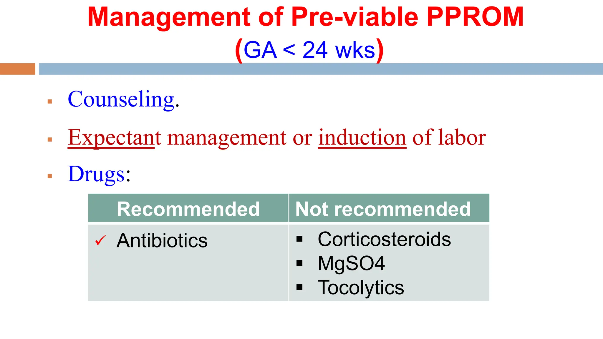 Prelabor Rupture of Membranes NICE Guideline 2022 Dr Ahmed Walid-1.pptx