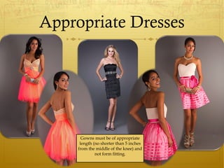 CCHS Prom 2014 Dress Code Guidelines | PPT