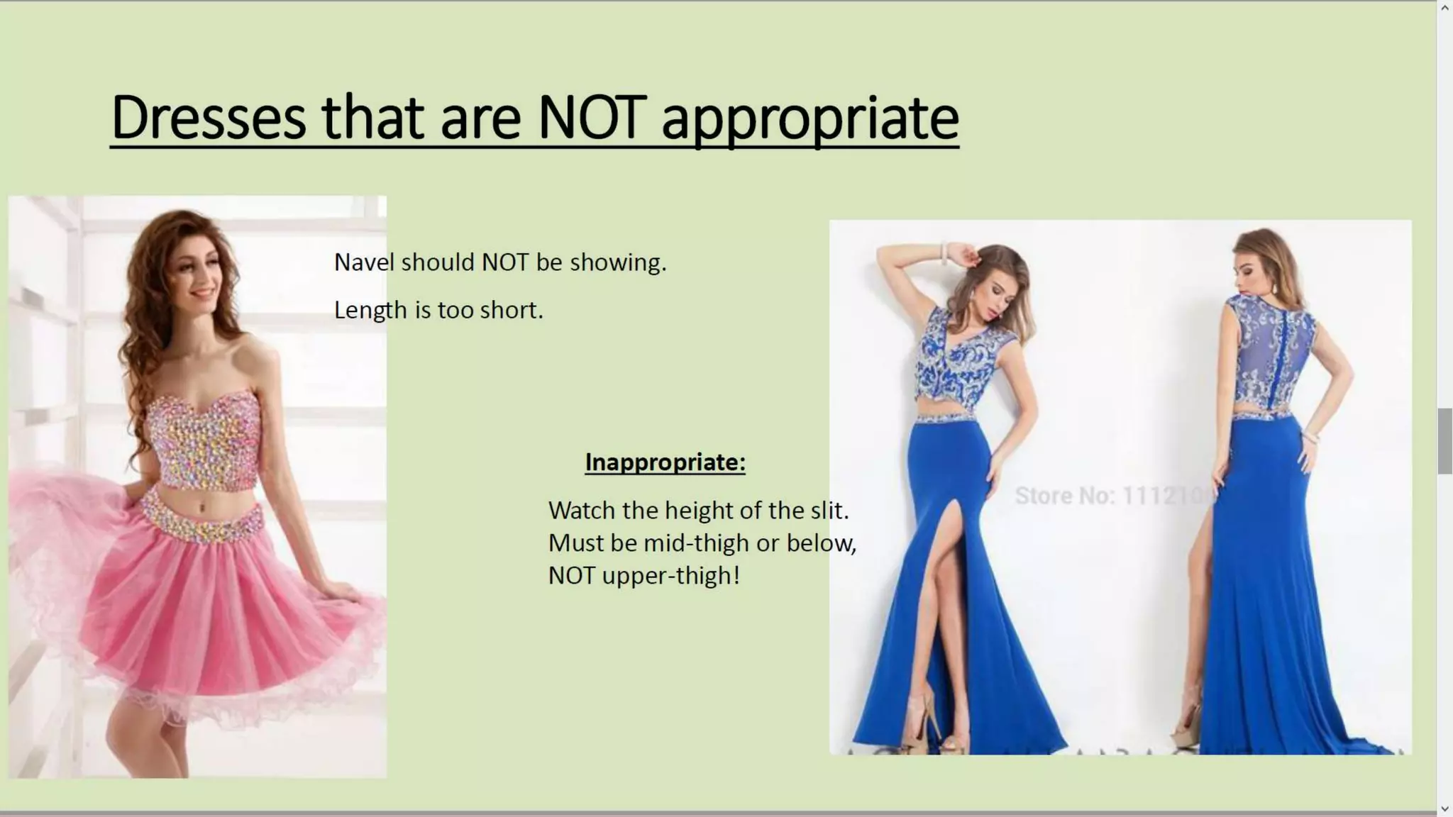 2018 CCS Prom Dress Code | PPTX