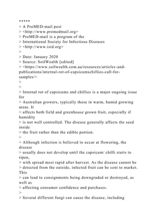 ProMED Digest, Vol 91, Issue 53 1. PROAHEDR Avian inf.docx