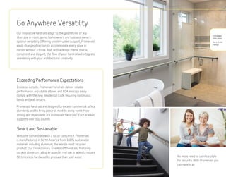 Promenaid Handrails Brochure | PDF