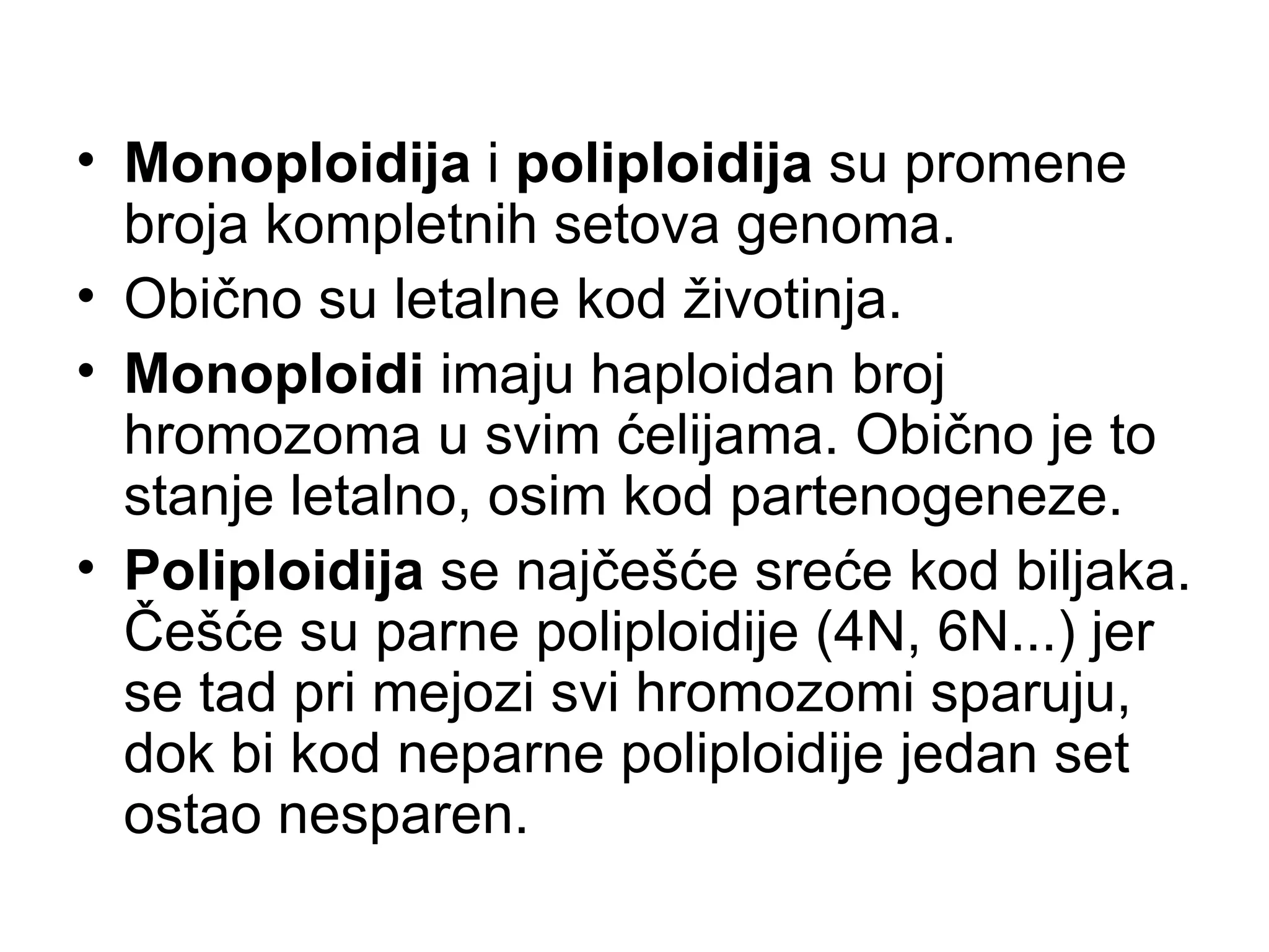 Promene genetickog materijala | PPT