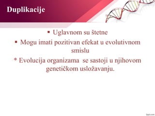 Promene u strukturi i broju hromozoma | PPTX
