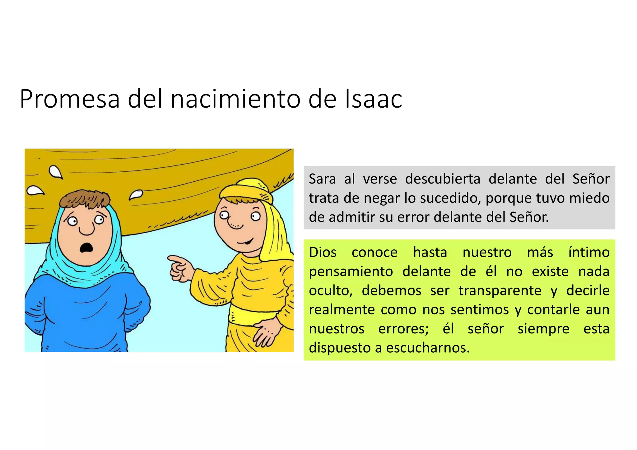 Promesa del nacimiento de Isaac | PPT