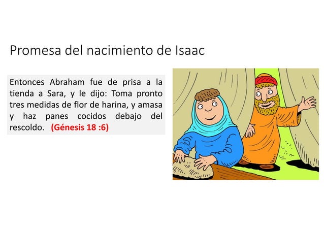 Promesa del nacimiento de Isaac | PPT
