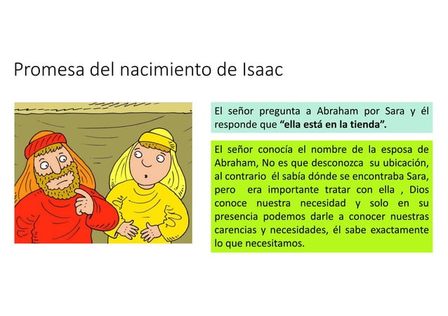 Promesa del nacimiento de Isaac | PPT