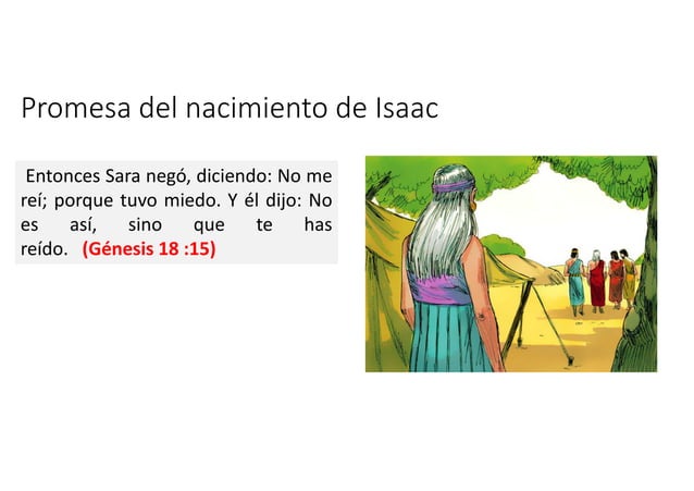 Promesa del nacimiento de Isaac | PPT