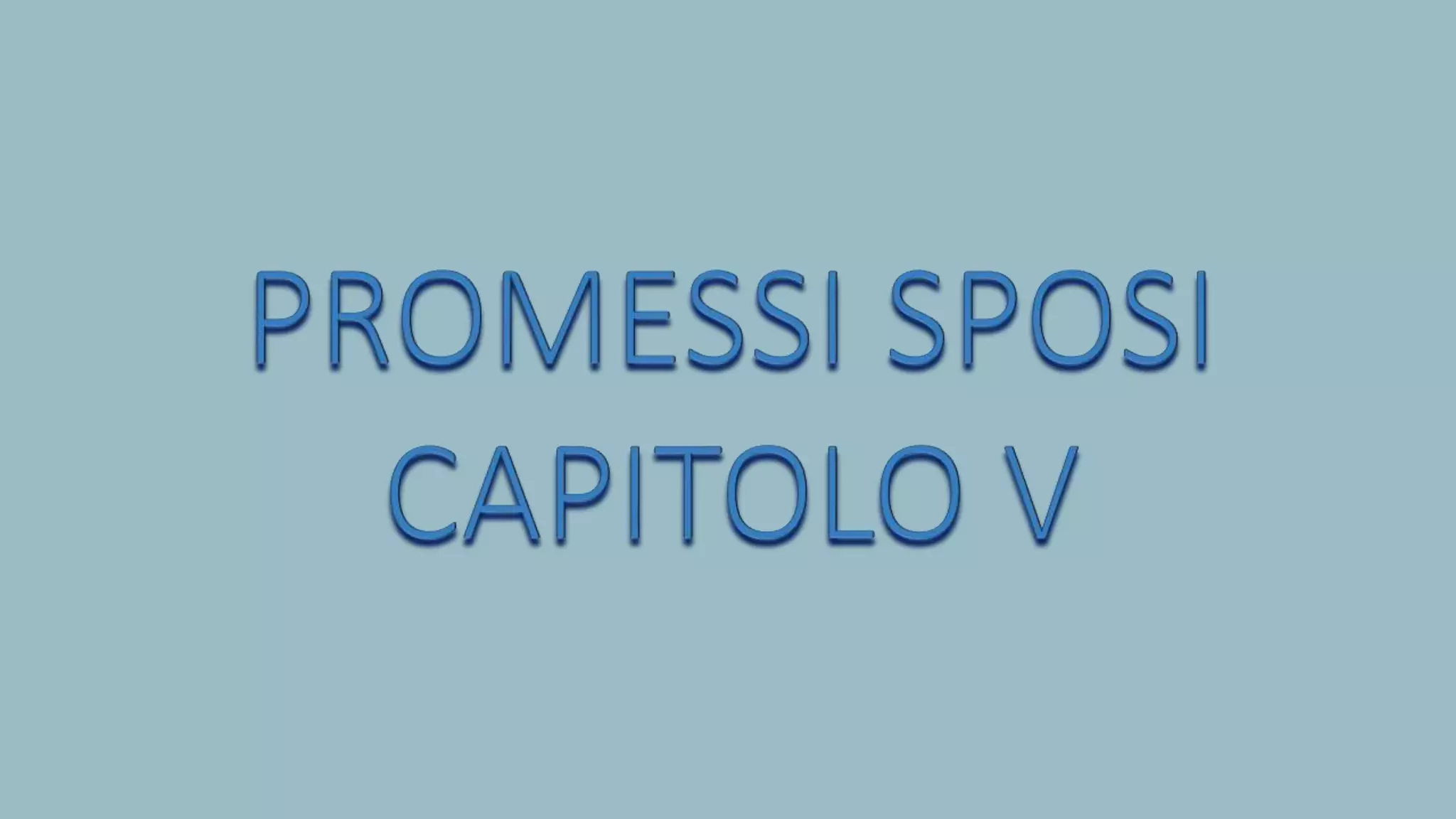 Promessi sposi capitolo 5 | PPTX
