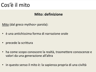 Prometeo e il mito | PPTX
