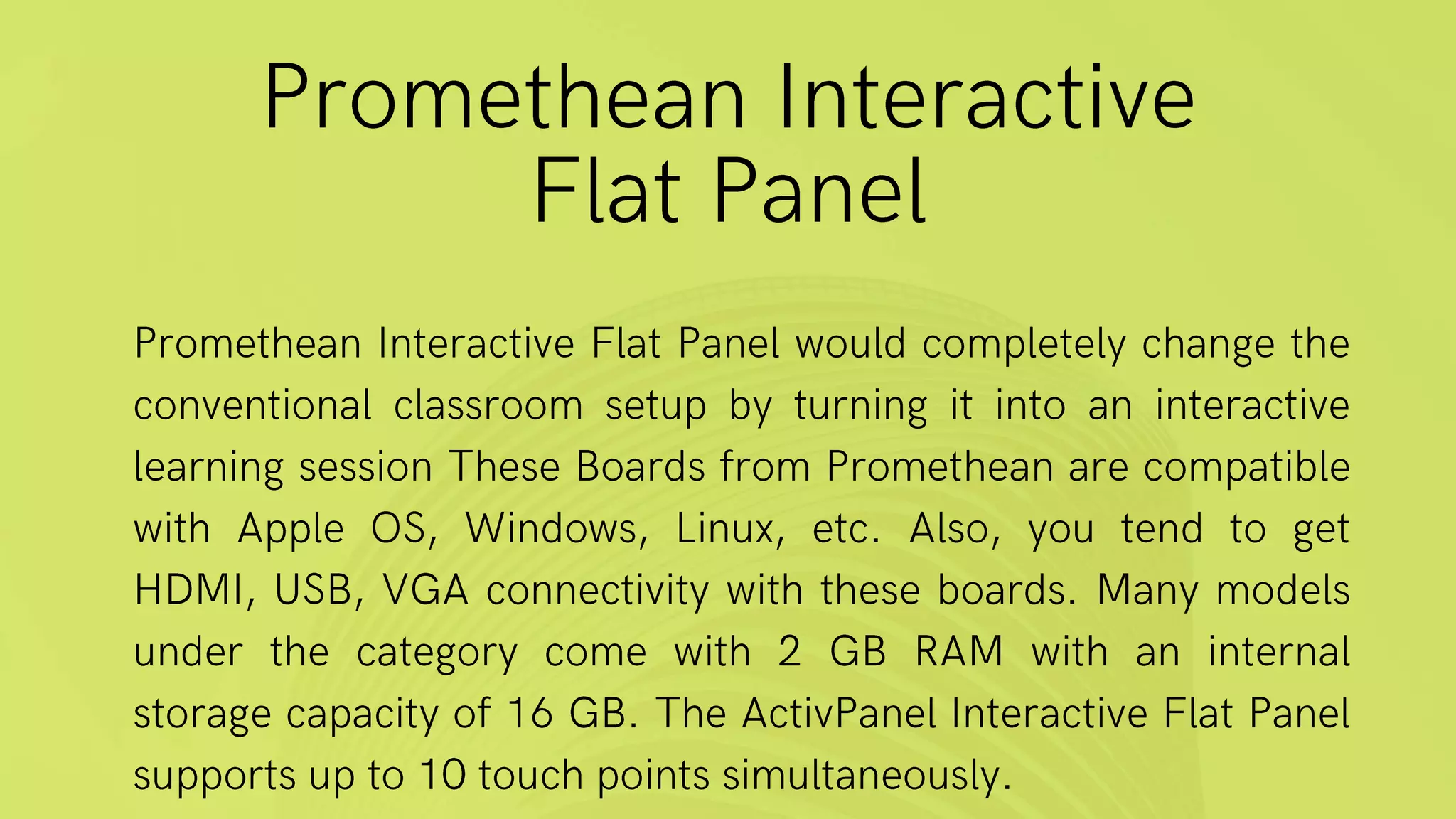 Promethean Interactive Flat Panel-Smart Board | PPTX | Computer Peripherals | Computing