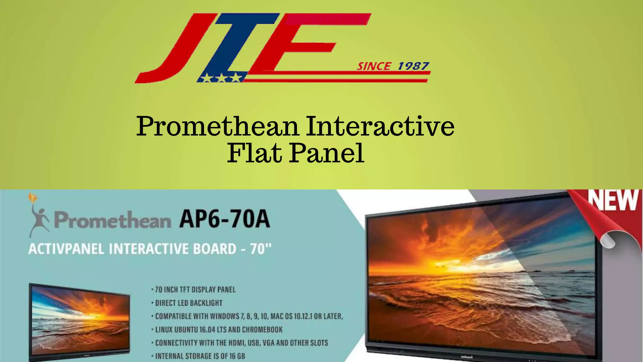 Promethean Interactive Flat Panel-Smart Board | PPT