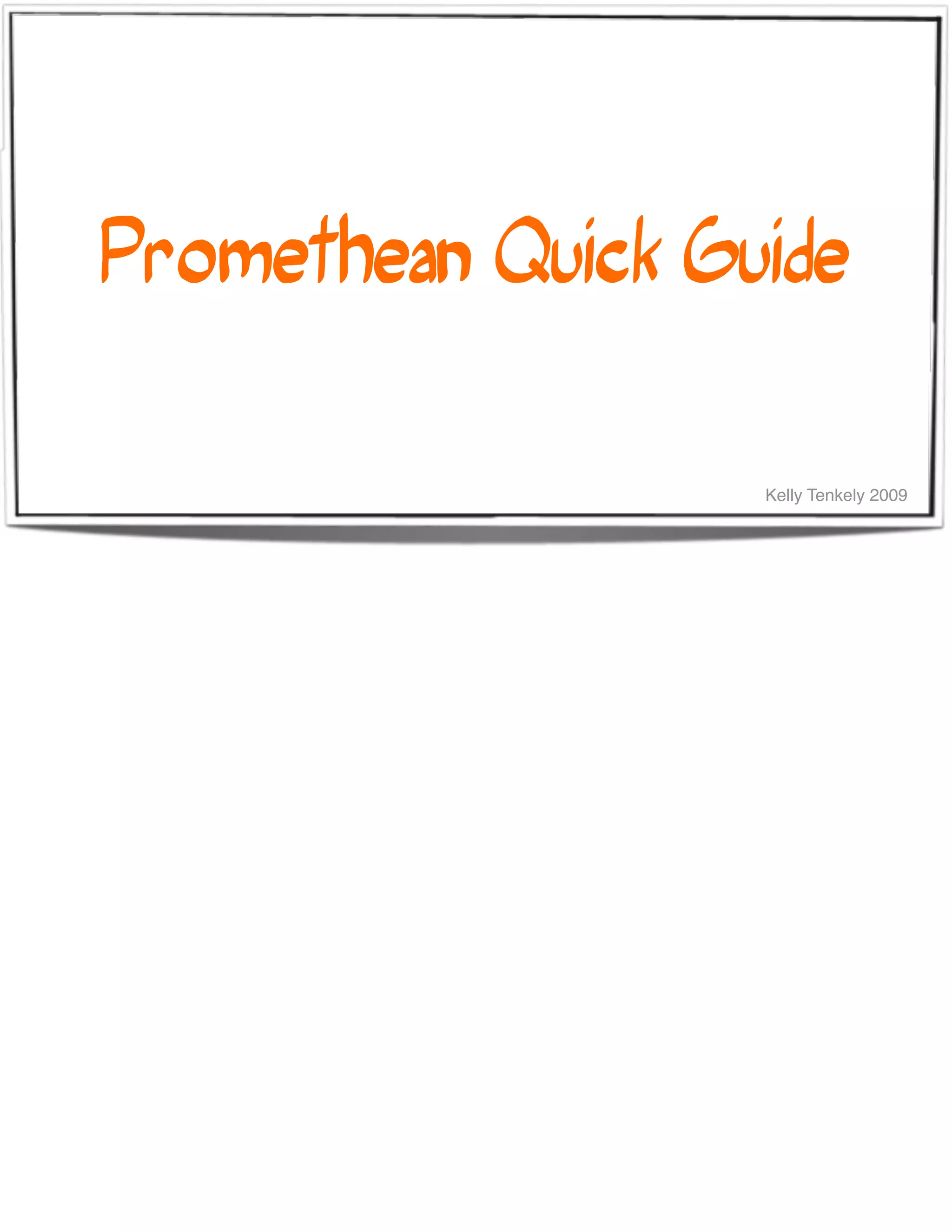 Promethean Quick Guide | PDF