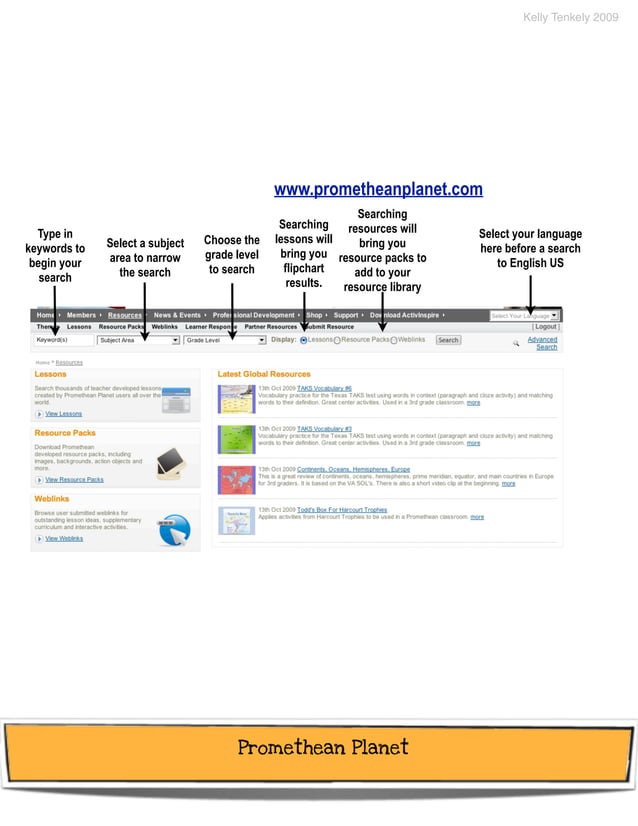 Promethean Quick Guide | PDF