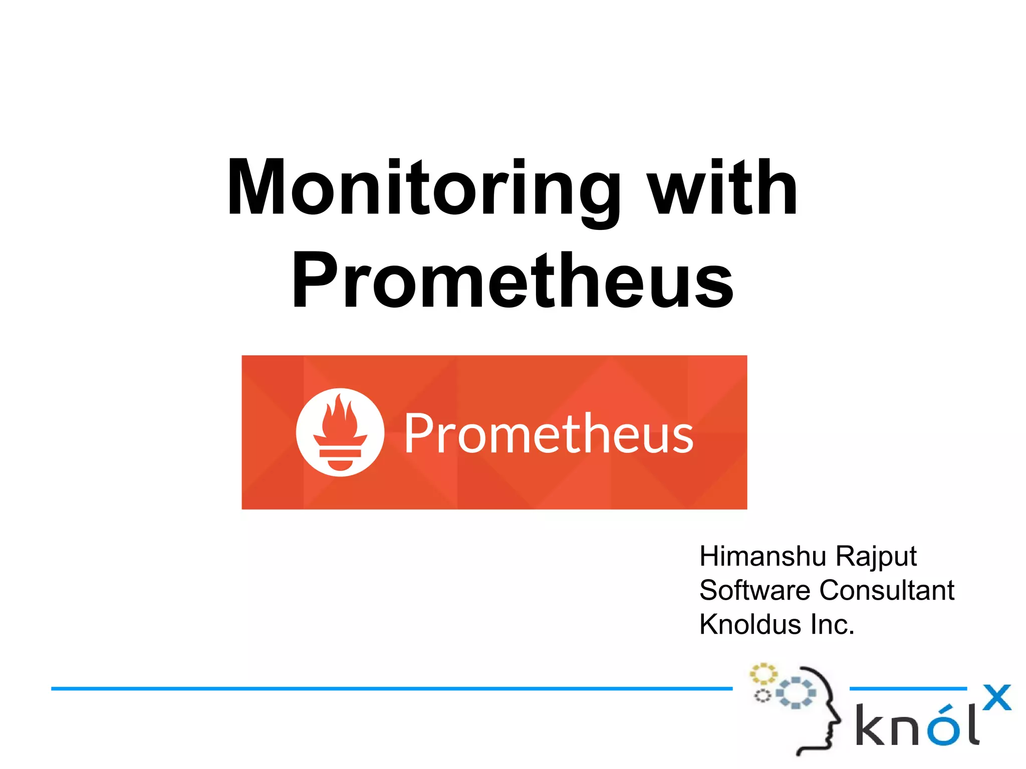 Monitoring With Prometheus | ODP