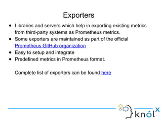 Monitoring With Prometheus | ODP