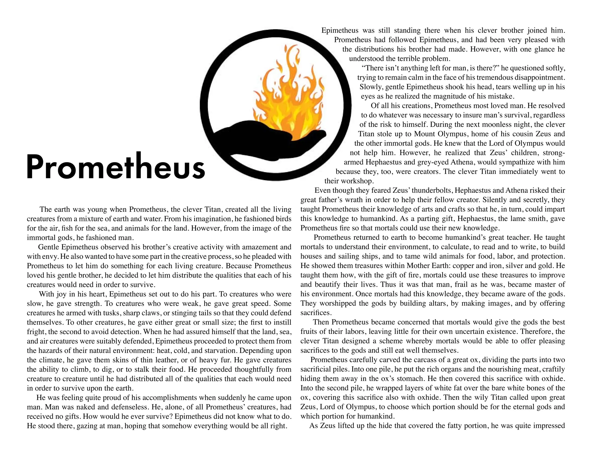 prometheus-myth.pdf hduebdjrjnejejejjejejjejejd | PDF | Christianity | Religion & Spirituality