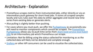 Prometheus - Intro, CNCF, TSDB,PromQL,Grafana | PPT