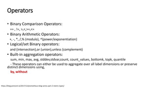 Prometheus - Intro, CNCF, TSDB,PromQL,Grafana | PPT