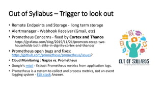 Prometheus - Intro, CNCF, TSDB,PromQL,Grafana | PPT