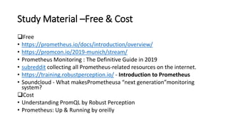 Prometheus - Intro, CNCF, TSDB,PromQL,Grafana | PPT