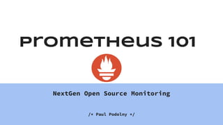 Prometheus 101 | PPT