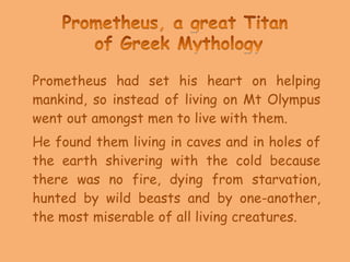 Prometheus and pandora | PPTX