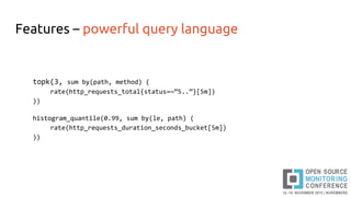 OSMC 2015: Prometheus: A Next-Generation Monitoring System by Fabian Reinartz | PPT