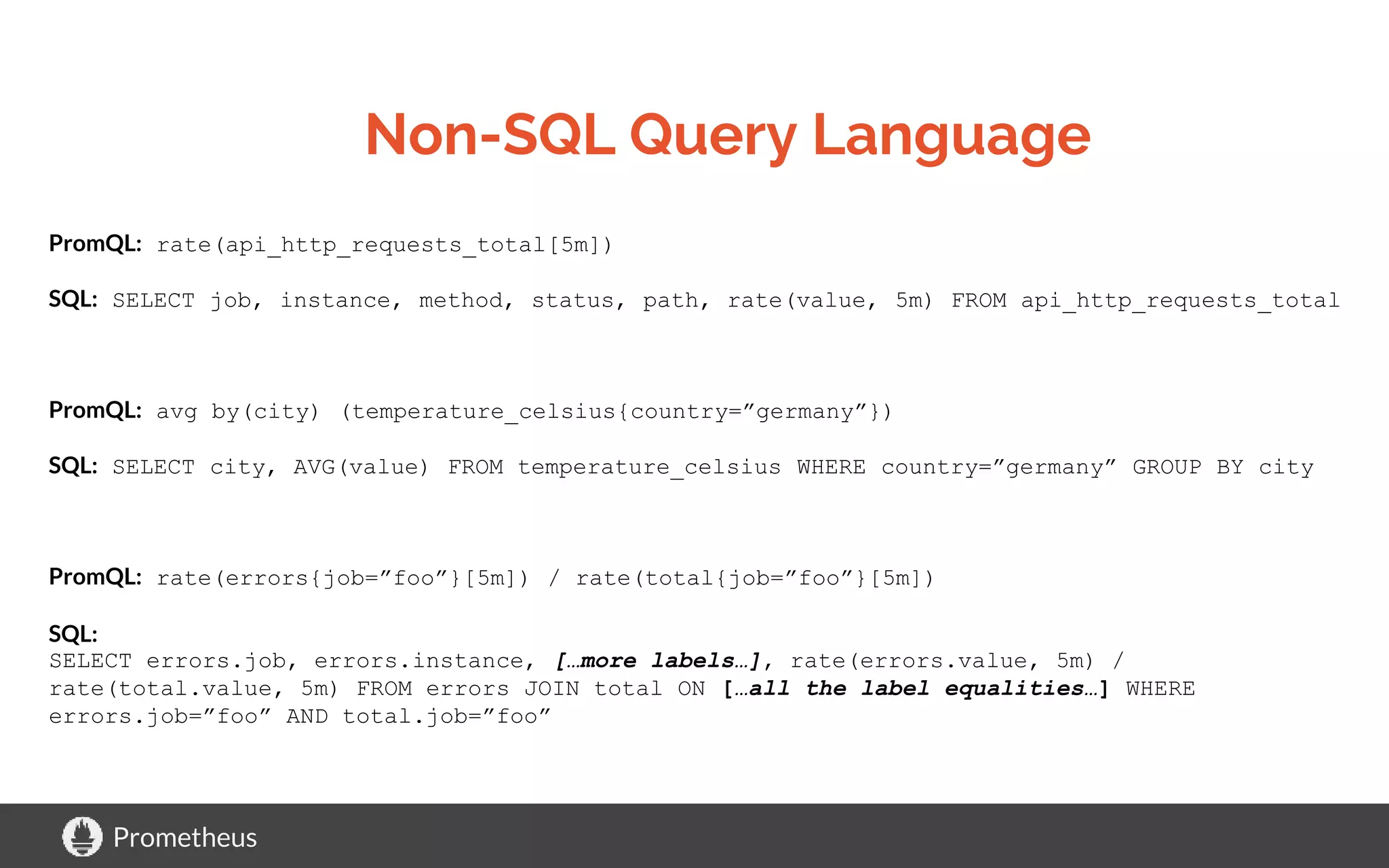 Prometheus design and philosophy | PPTX | Computer Software and Applications | Computing