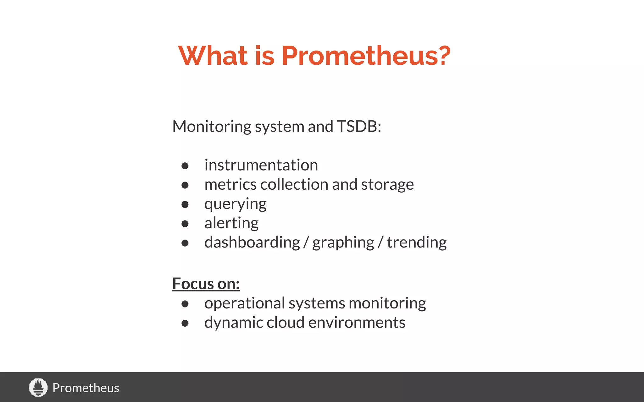 Prometheus design and philosophy | PPTX | Computer Software and Applications | Computing