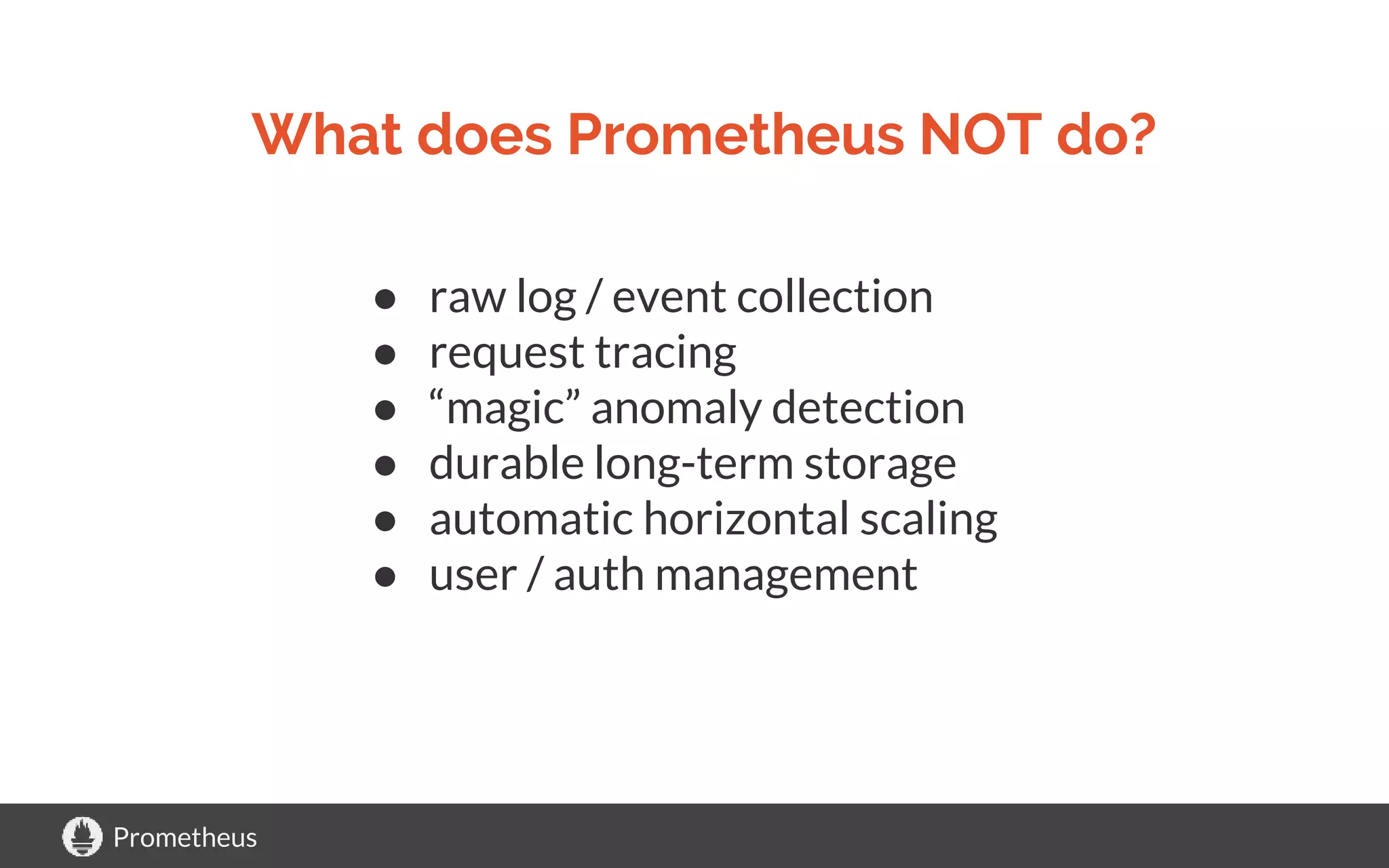 Prometheus design and philosophy | PPTX | Computer Software and Applications | Computing
