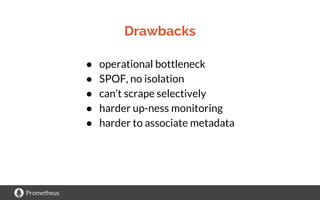 Prometheus design and philosophy | PPTX | Computer Software and Applications | Computing