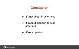 Prometheus design and philosophy | PPTX | Computer Software and Applications | Computing