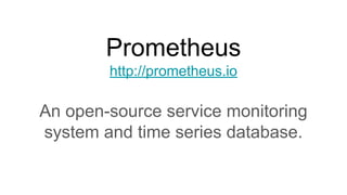 Prometheus loves Grafana | PDF