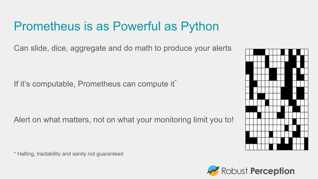 Better Monitoring For Python Inclusive Monitoring With Prometheus Pycon Ireland 2015