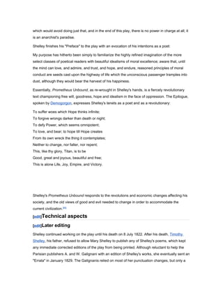 Prometheus unbound | PDF