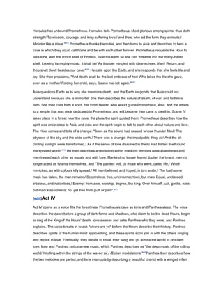 Prometheus unbound | PDF