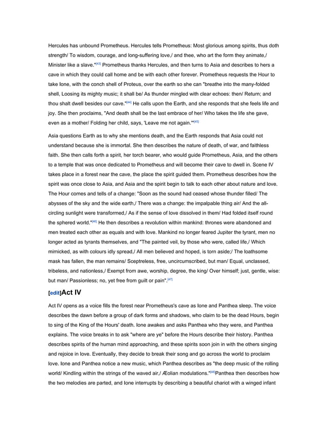 Prometheus unbound | PDF