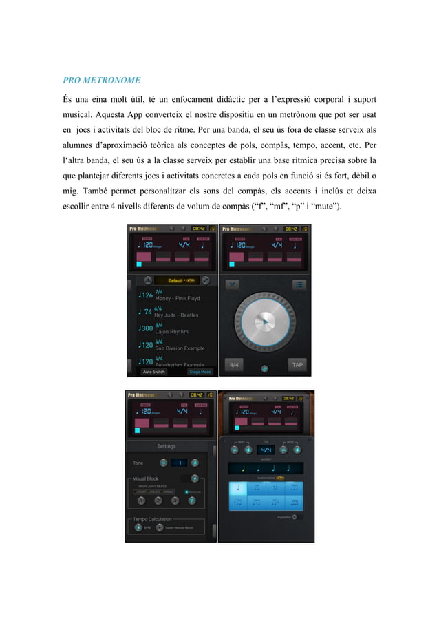 Pro metronome | PDF
