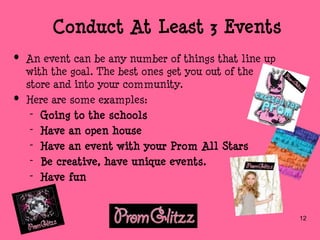 Prom glitzz presentation for retailers | PPT