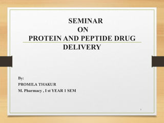Promila protein dds | PPTX