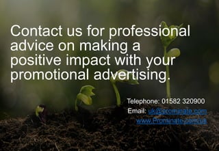 Prominate sustainable and recycled merchandise | PDF