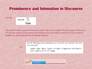 Prominence and intonation | PPT