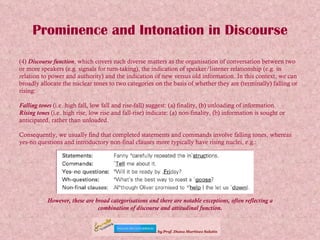 Prominence and intonation | PPT