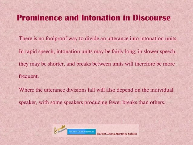 Prominence and intonation | PPT