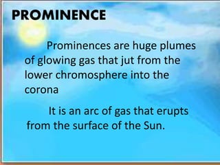 Prominences and flares | PPTX