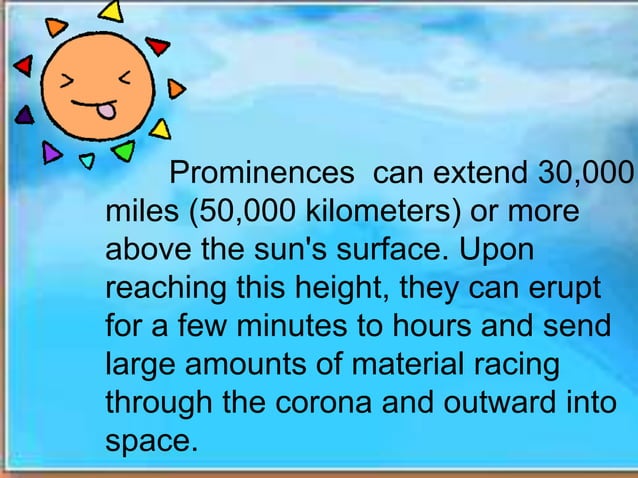 Prominences and flares | PPTX