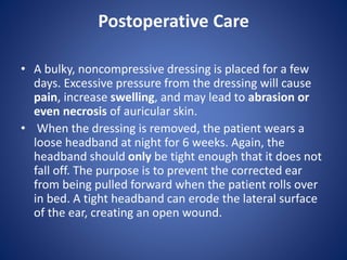 Prominent ears otoplasty | PPTX